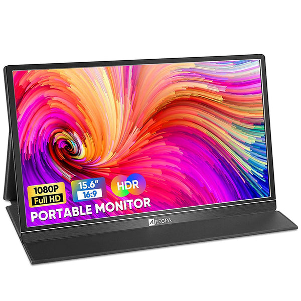 Portable Arzopa 15.6 inch FHD With 178°IPS Touch Screen Monitor – Tech Tack
